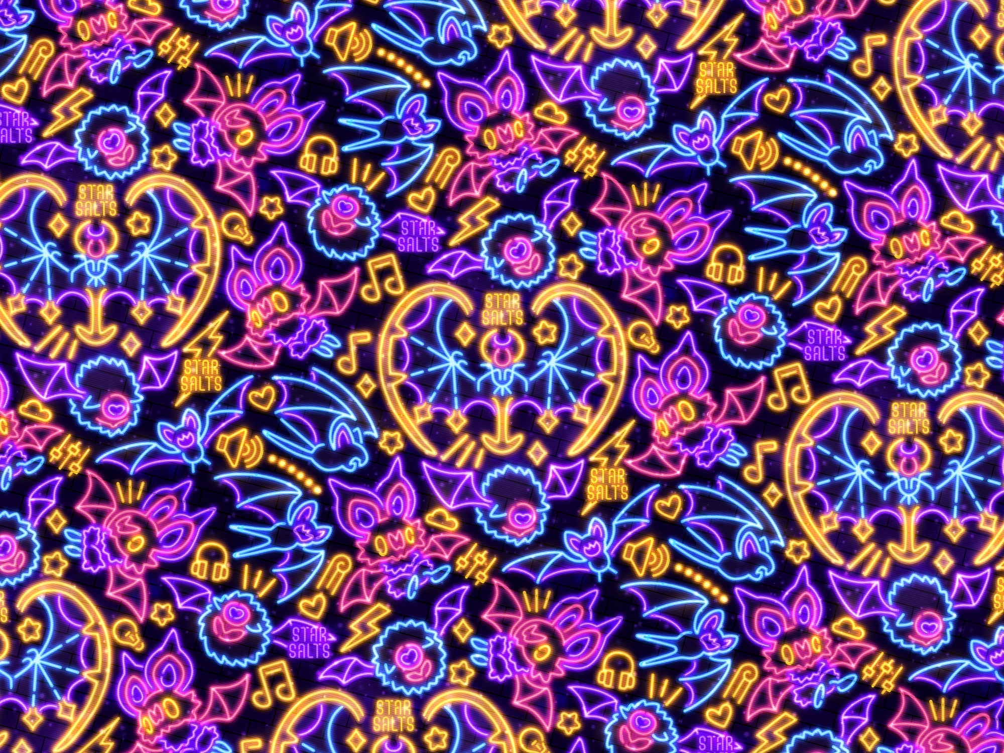 Neon Bats – Star⭑Salts