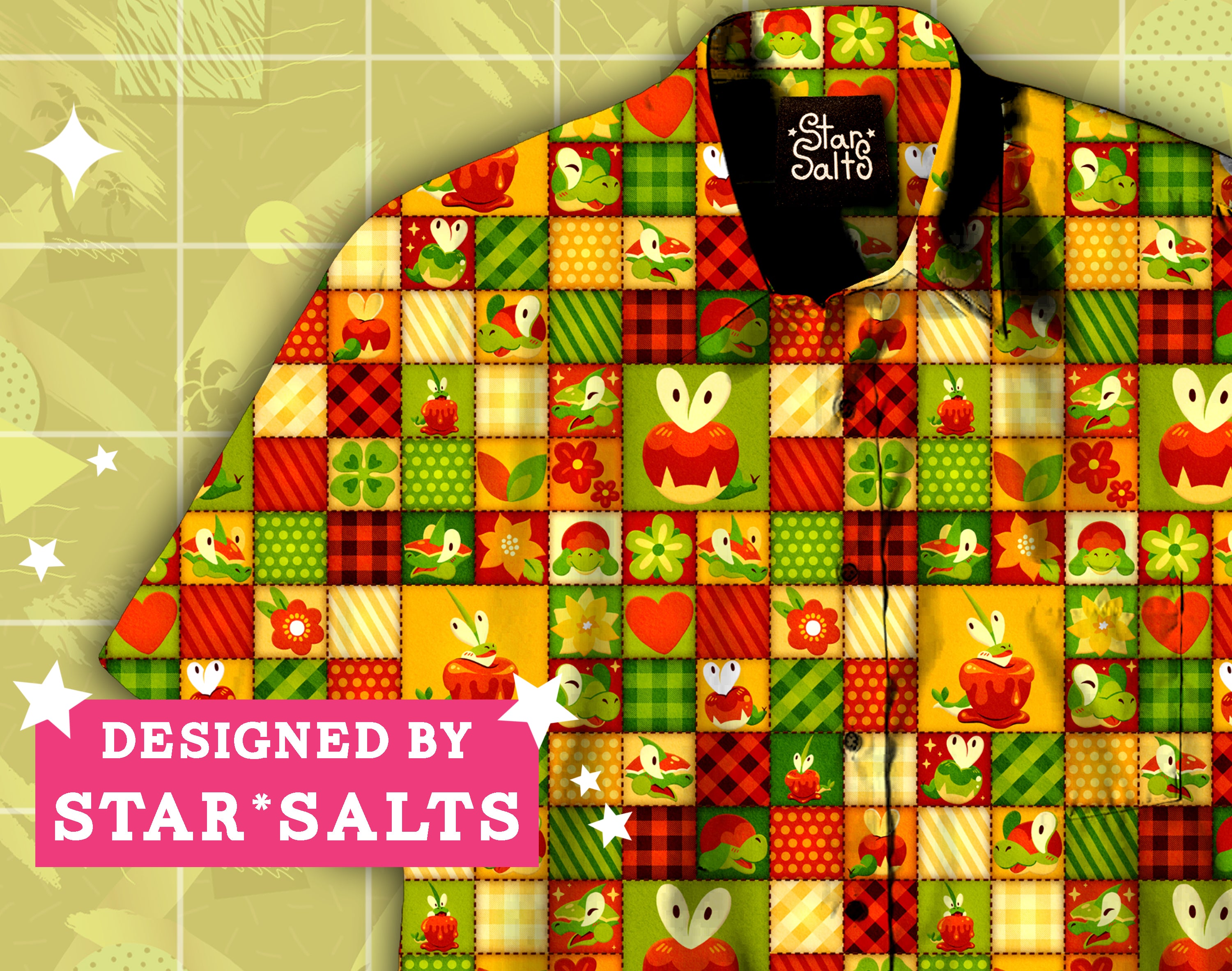 Applin Family Button Up Shirt – Star⭑Salts