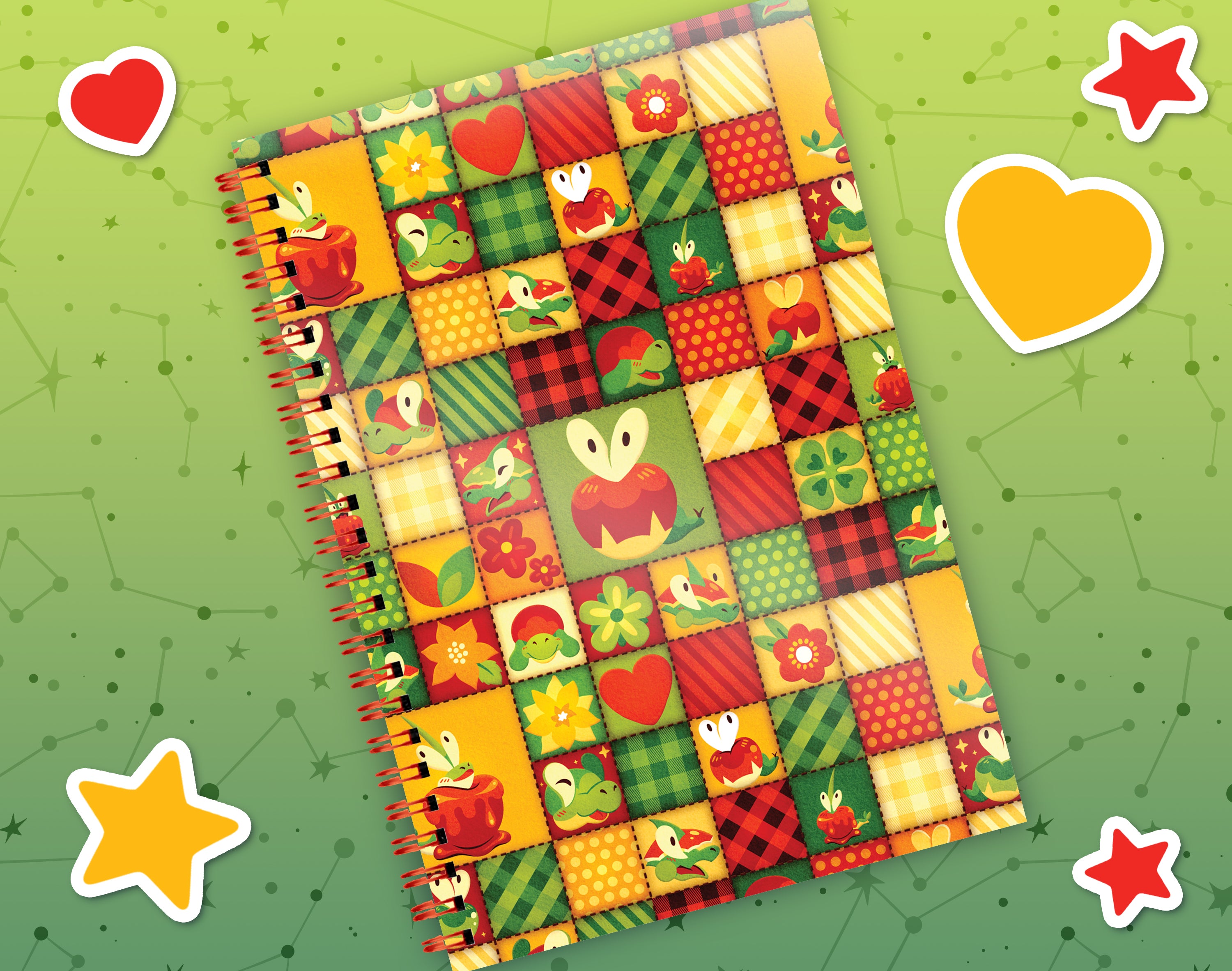Applin Family Reusable Sticker Book – Star⭑Salts