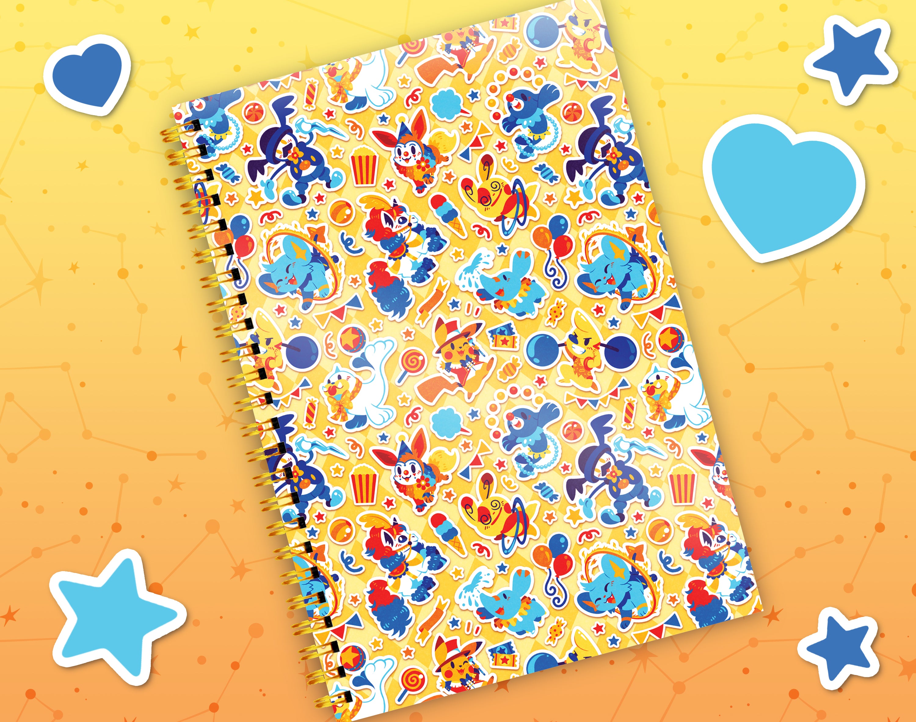 Big Top Buddies Reusable Sticker Book – Star⭑Salts