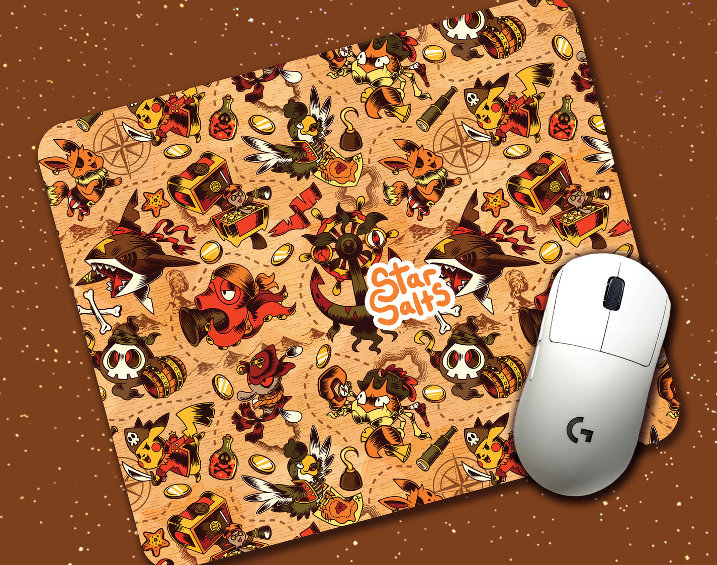 Poke’Pirates Mousepad – Star⭑Salts