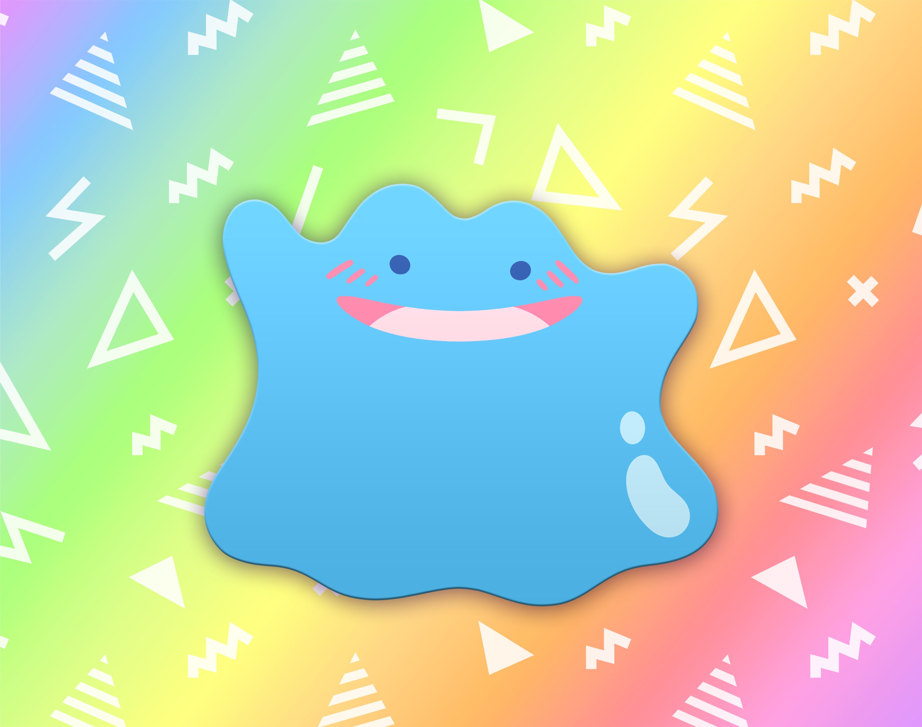 Ditto (Shiny) Dyed Enamel Pin – Star⭑Salts