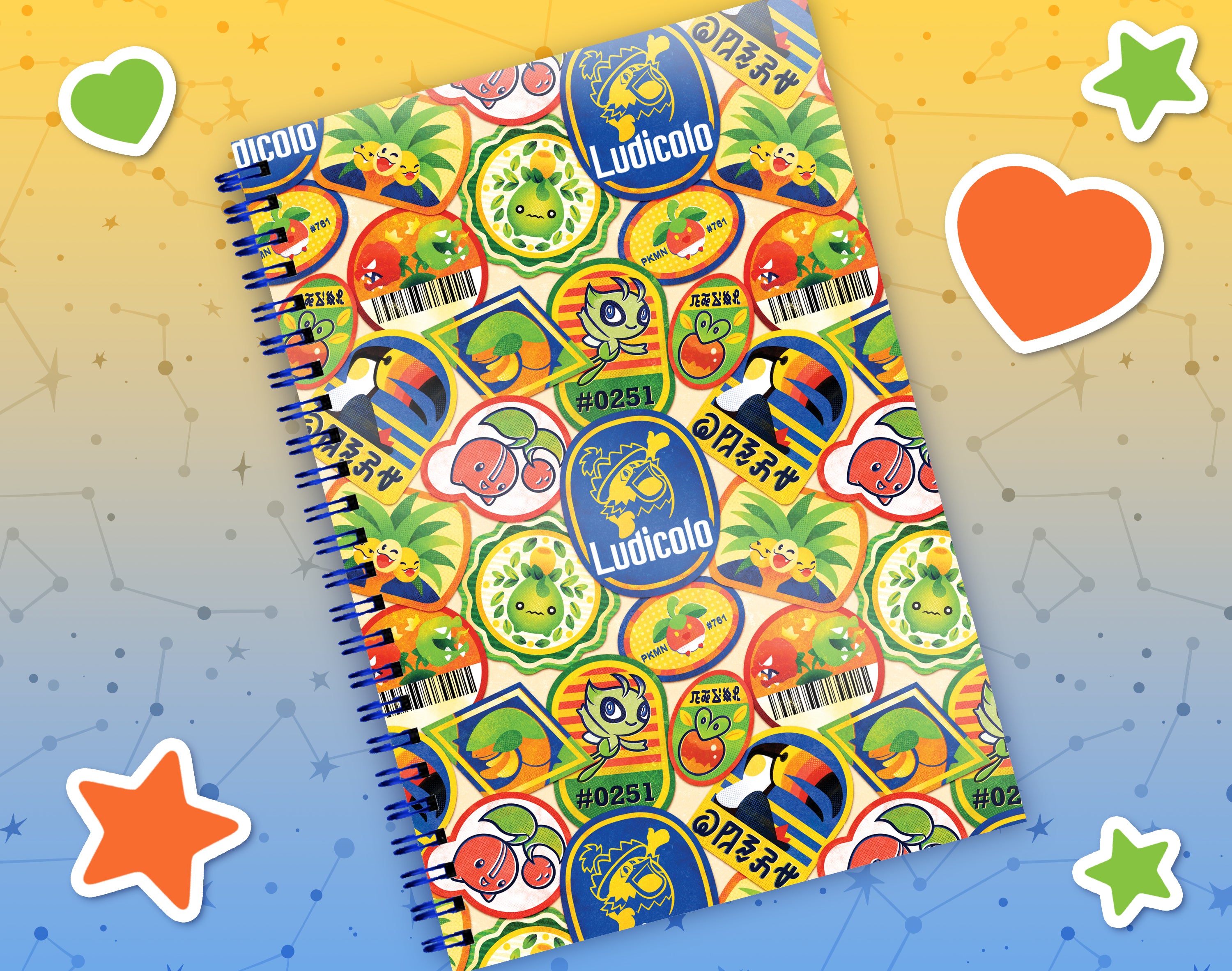 Produce Pals Reusable Sticker Book – Star⭑Salts
