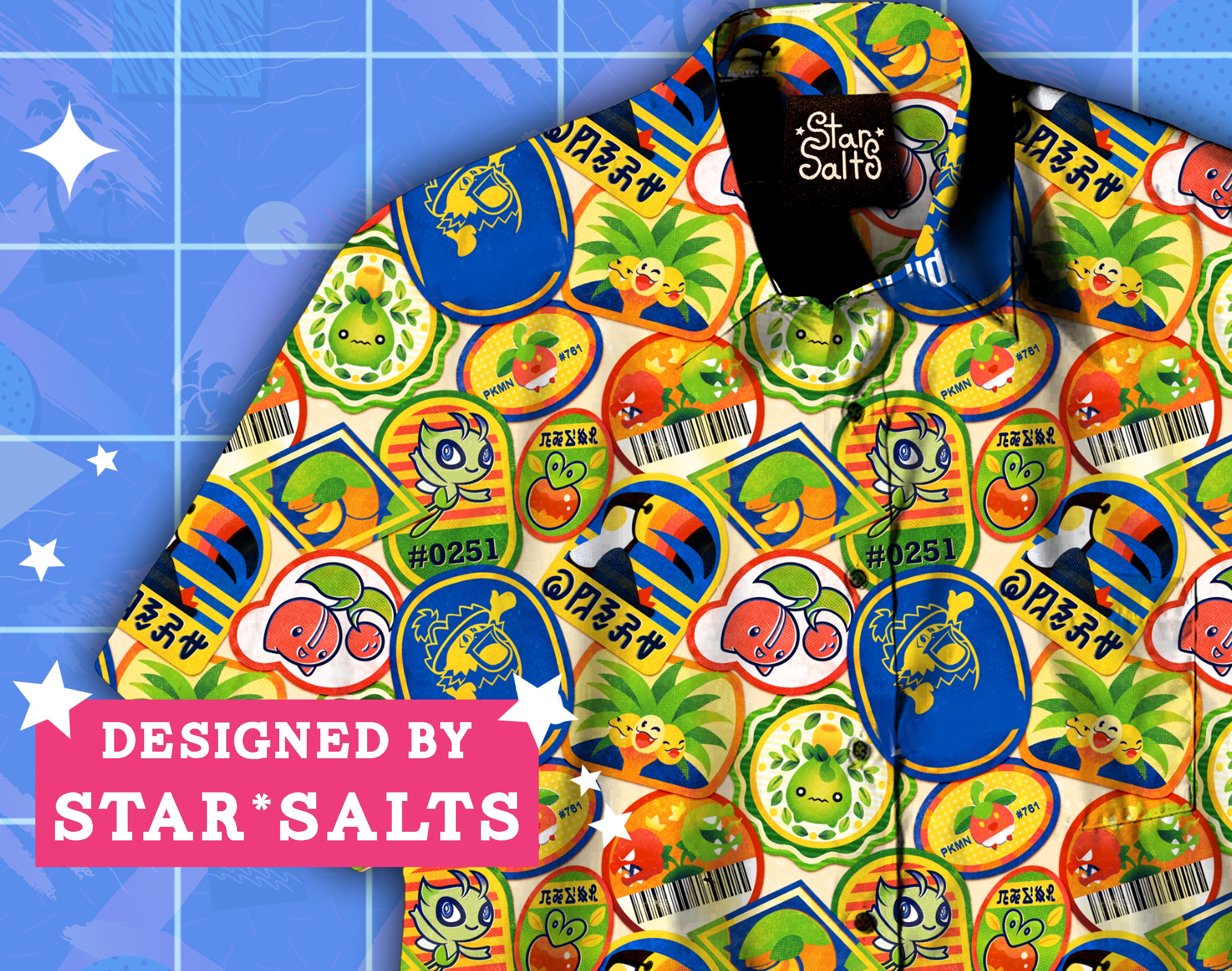 Produce Pals Button Up Shirt – Star⭑Salts