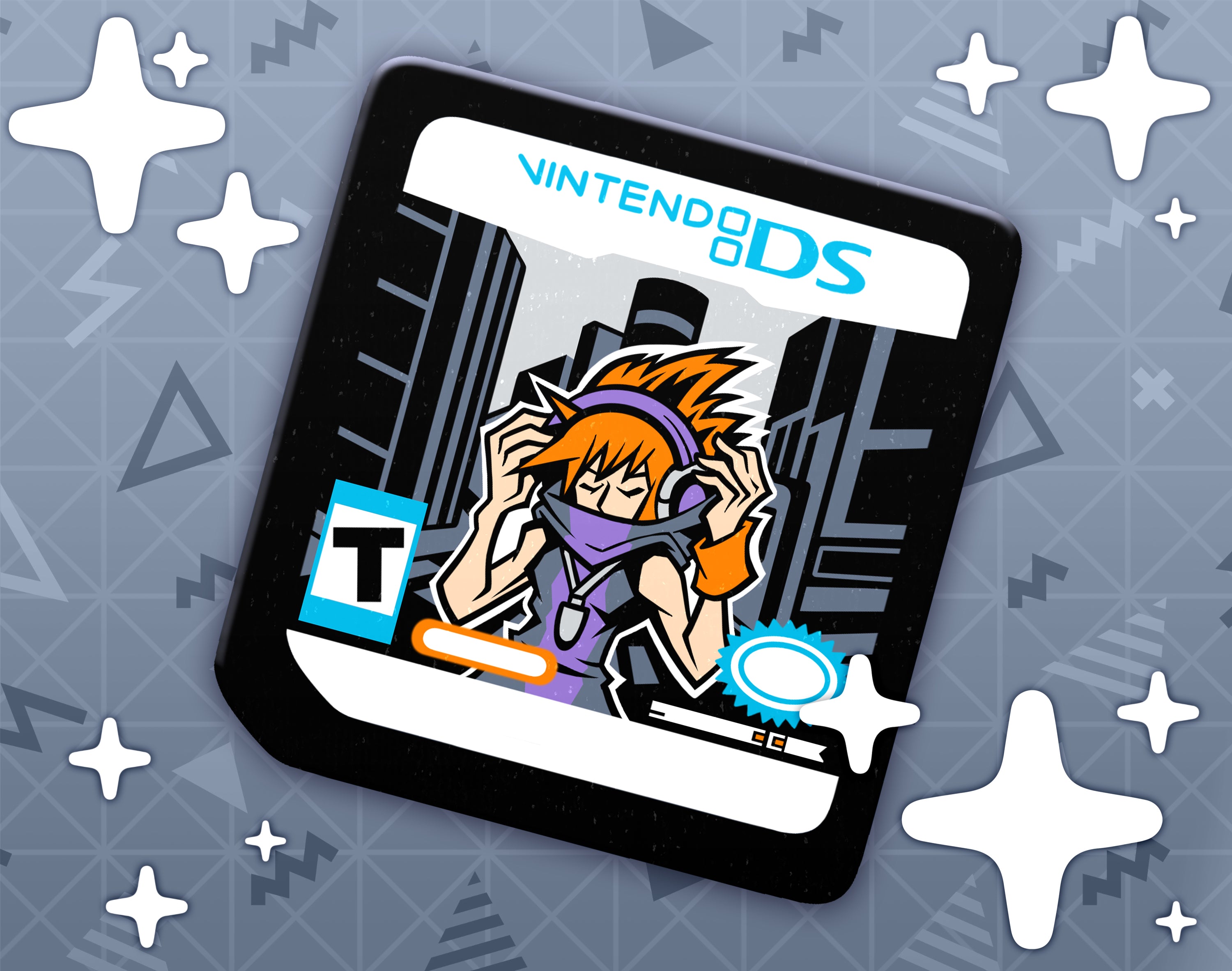 TWEWY DS Dyed Enamel Pin – Star⭑Salts