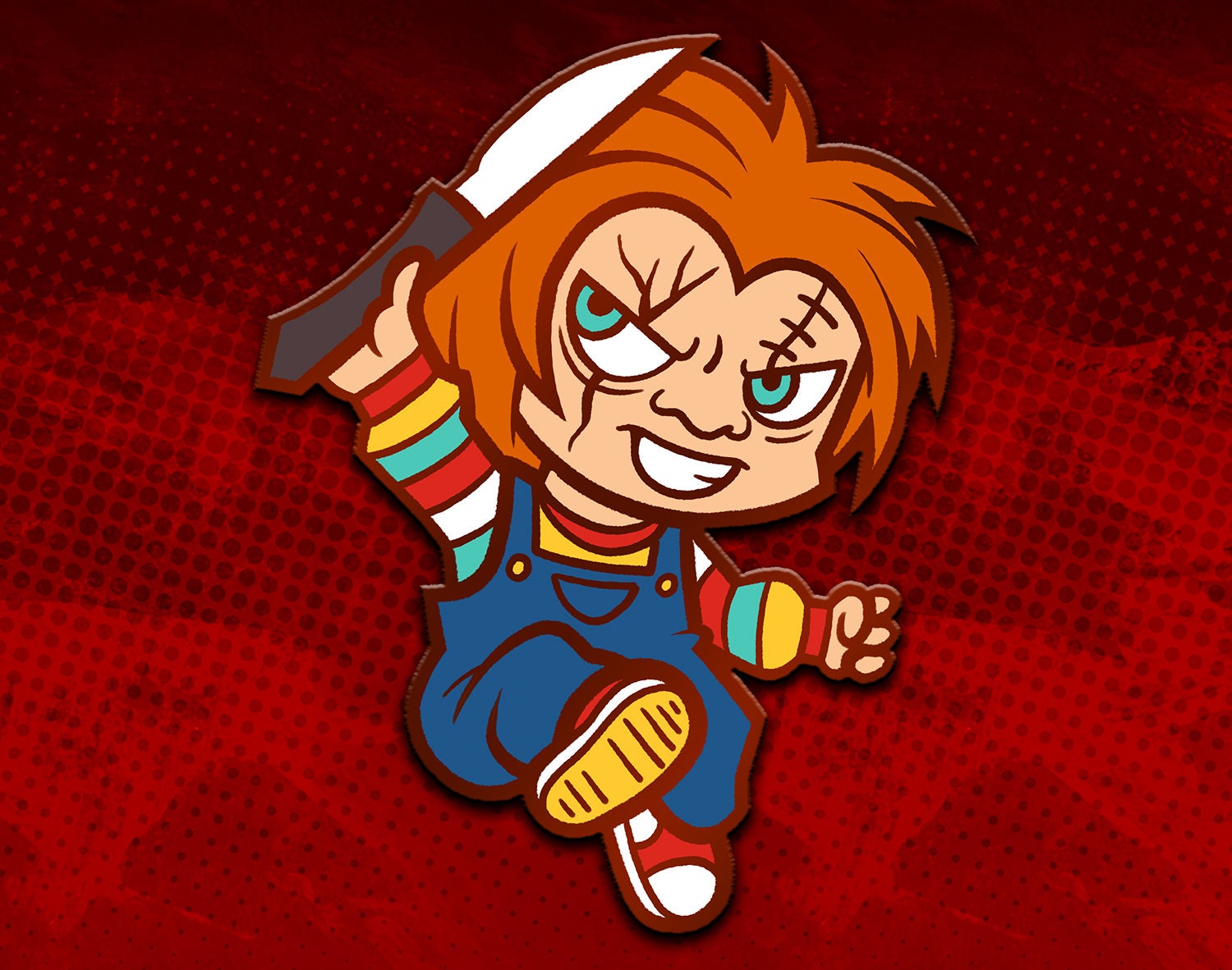 Chucky Enamel Pin – Star⭑Salts