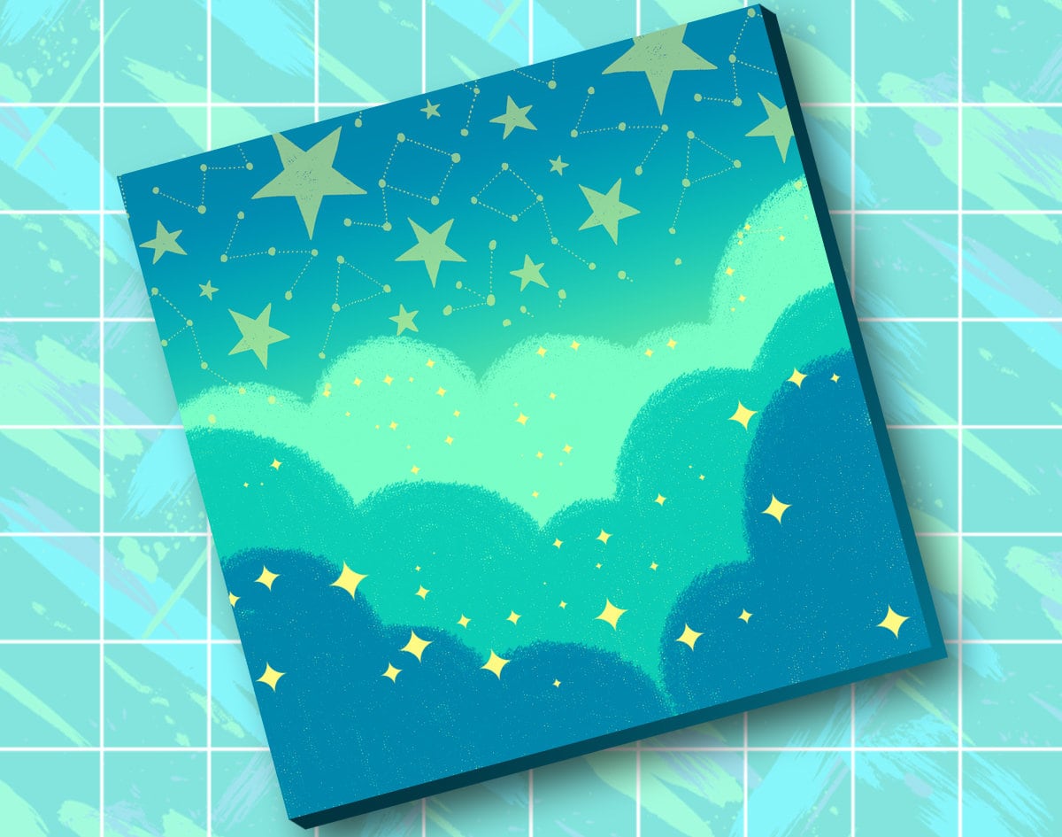Neptune Memo Pad – Star⭑Salts