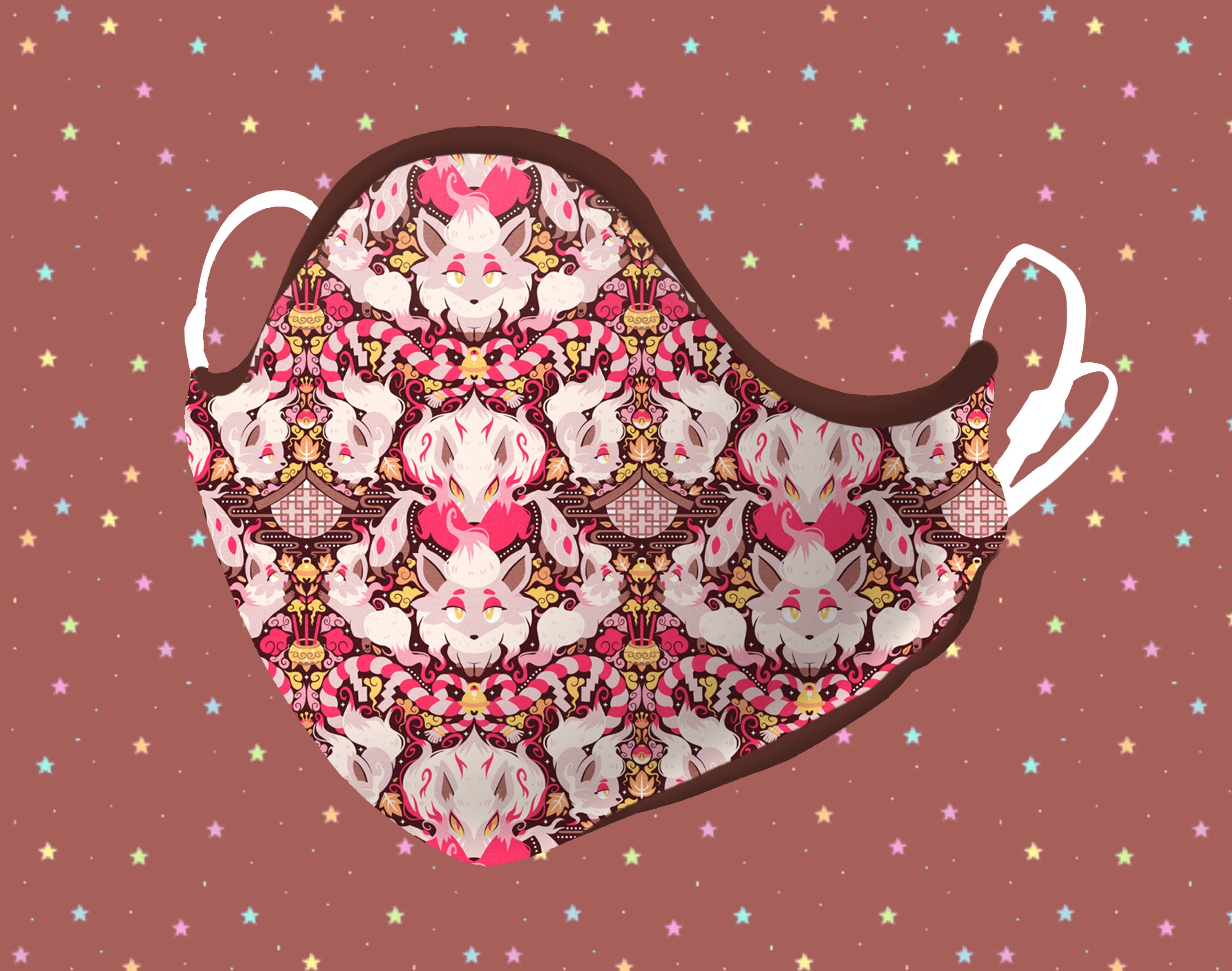 Hisuian Zorua Face Mask – Star⭑Salts