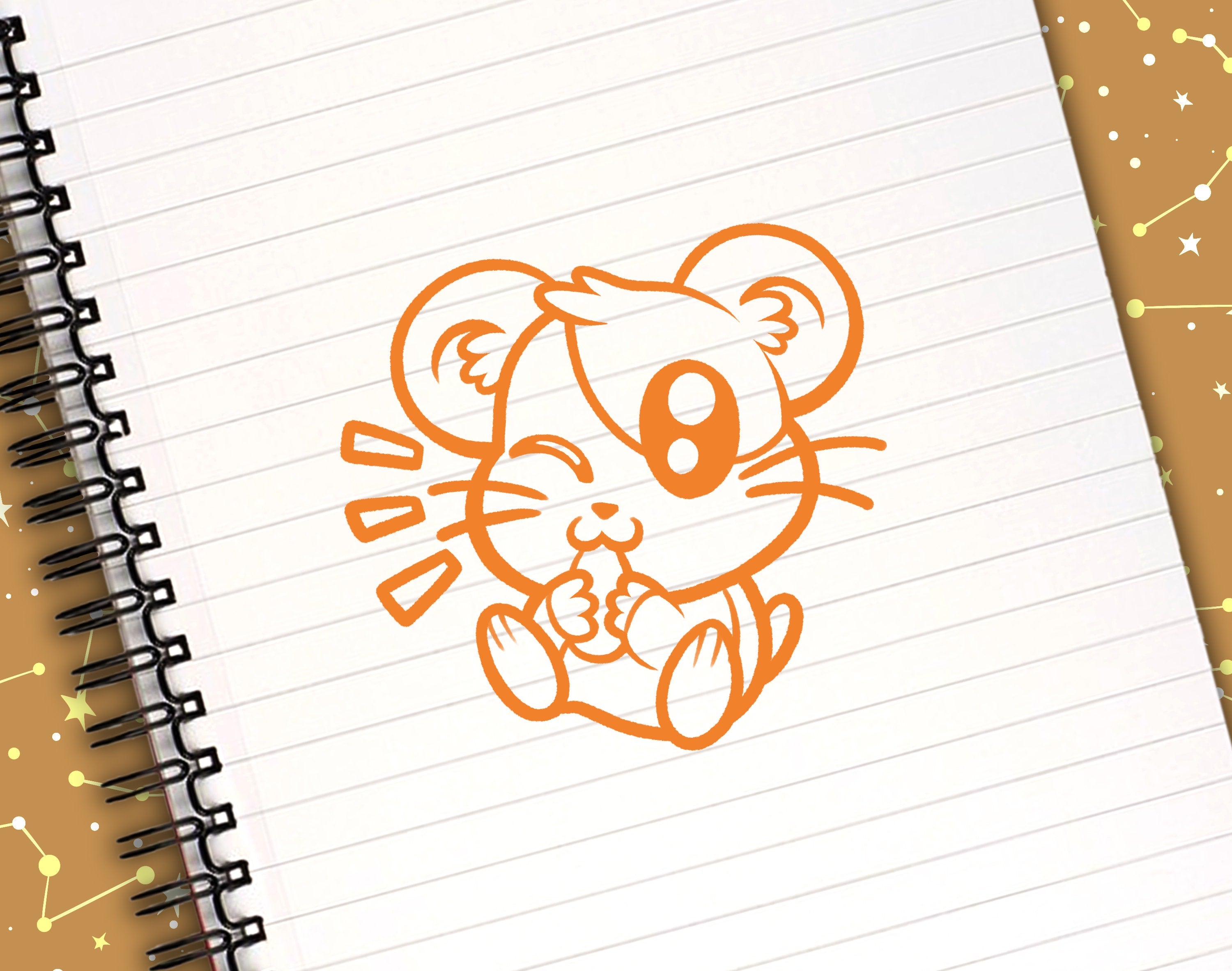 Ham-Ham Self-Inking Stamp – Star⭑Salts