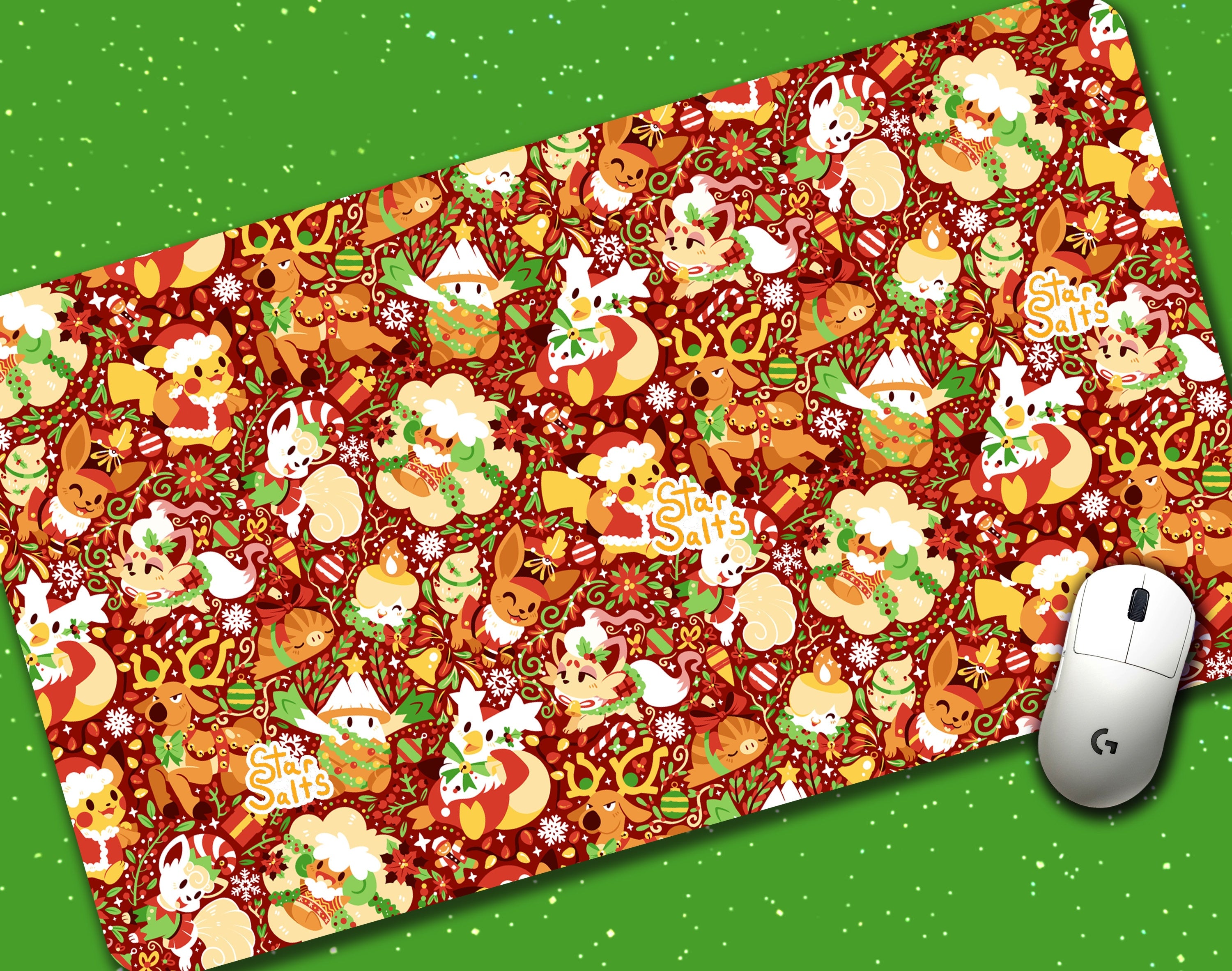 Festive Friends Jumbo Desk Mats – Star⭑Salts