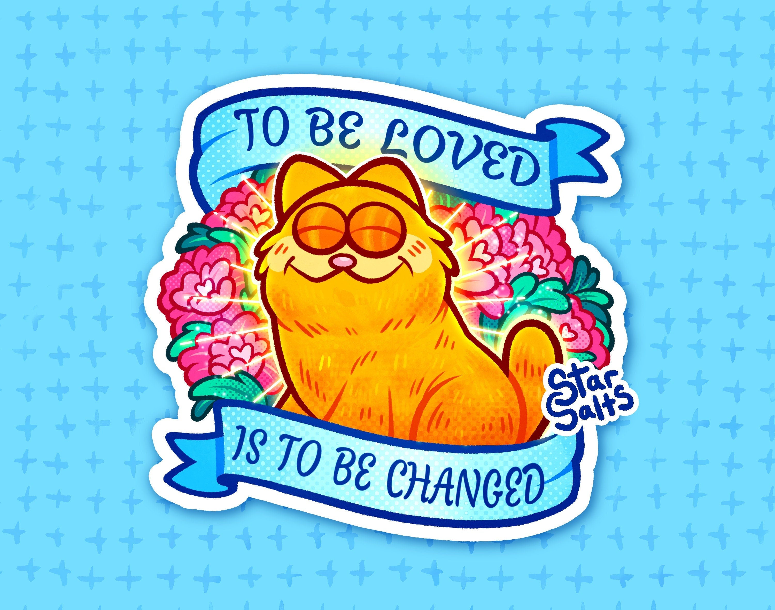 Well Loved Garfield Sticker – Star⭑Salts