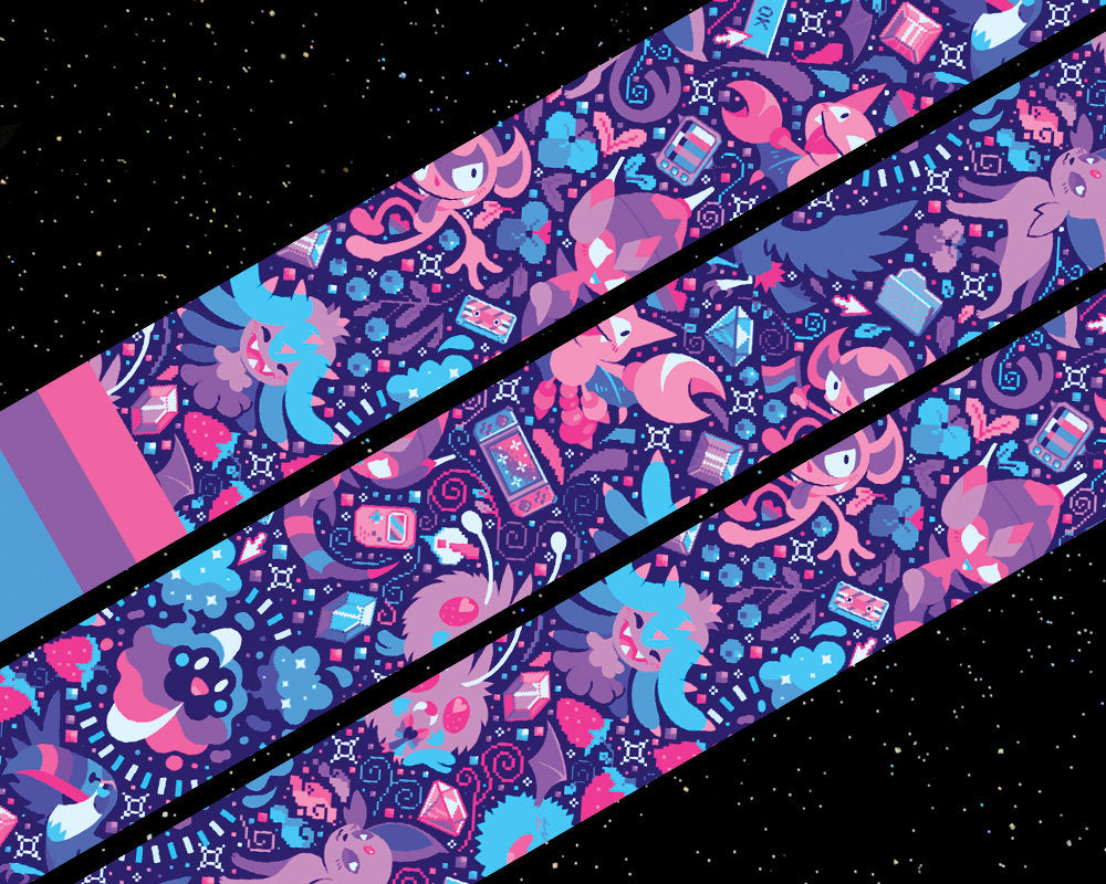 Bisexual Pride Lanyard – Star⭑Salts